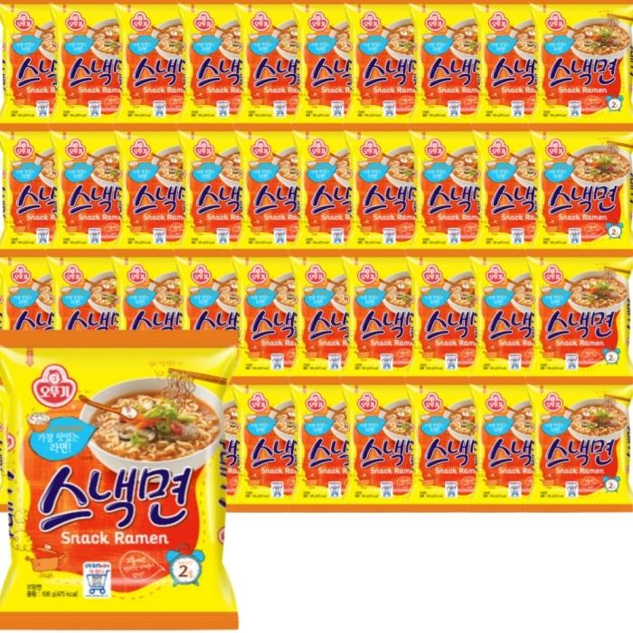 [오뚜기] 오뚜기 스낵면 108g x 40개
