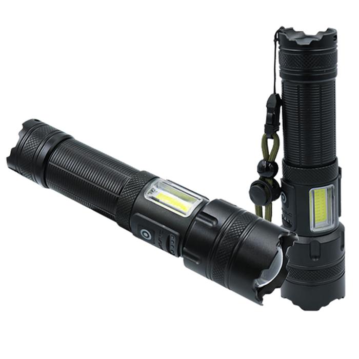 XHP70.2 충전식 COB 랜턴 줌라이트 손전등 후레쉬 4900루멘